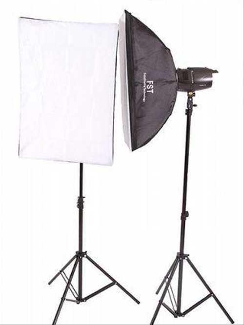 Комплект студийного света FST E-250 Softbox KIT