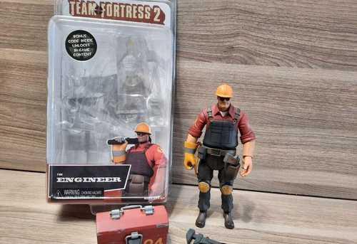 Фигурка Инженер красной команды Team Fortress Neca