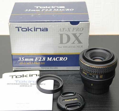 Nikon Tokina AT-X 35mm f2.8 PRO DX macro