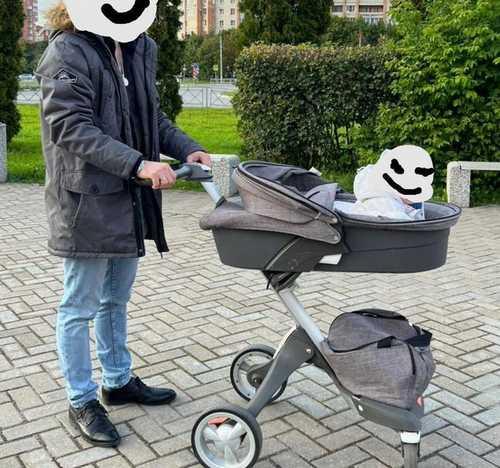 Коляска stokke xplory v4 3в1