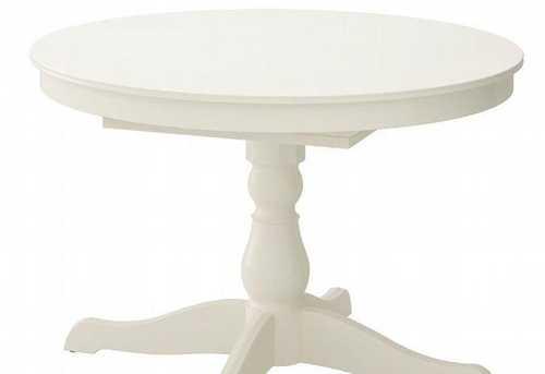 Раскладной стол IKEA ingatorp, белый, 110/155 см