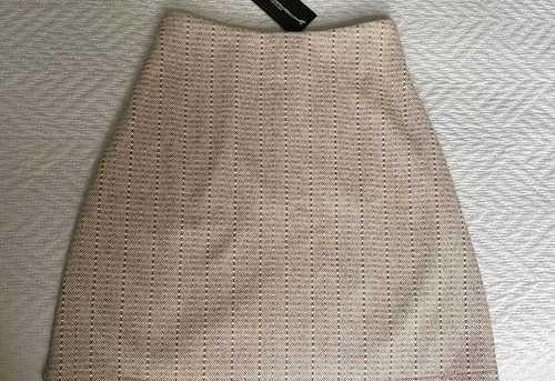 Шерстяная юбка мини 40ой размер
