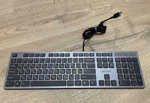 Клавиатура A4tech KV-300H, USB, серый + черный