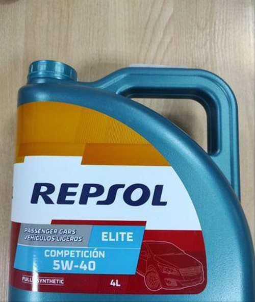 Масло моторное repsol elite competicion 5W40 4л