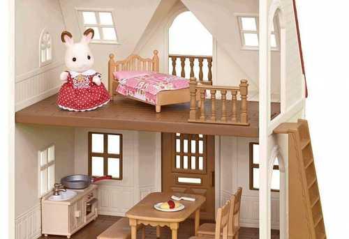 Новый Sylvanian families дом Марии с мебелью и кро