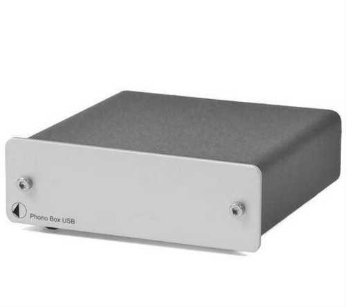 Фонокорректор Pro-Ject phono BOX USB (DC) silver