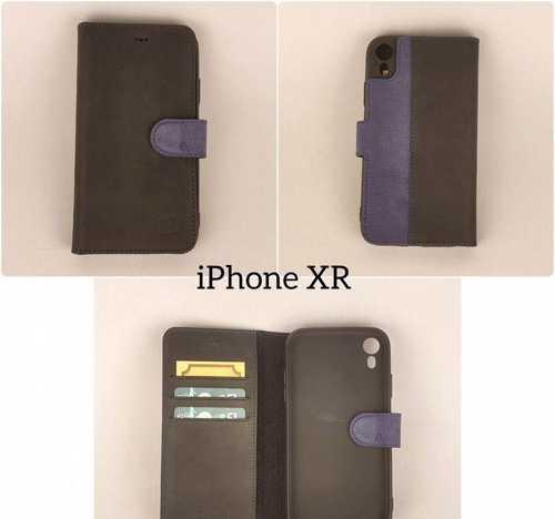 Кожаный чехол для iPhone 7 8 plus XR