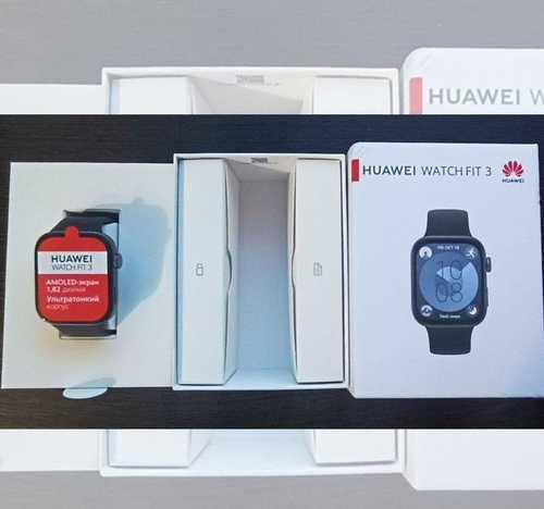 Смарт часы huawei watch fit 3 новые