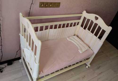 Детская кроватка от 0 до 3 х лет