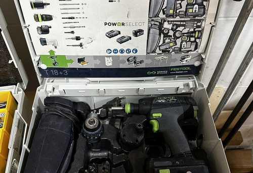 Festool шуруповерт T 18 Set