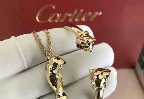 Cartier браслет и подвеска из золота