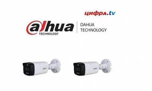 2 камеры видеонаблюдения 8 Мп Dahua DH-HAC-hfw1801