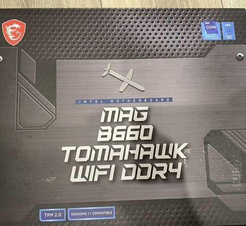 Материнская плата MSI MAG B660 tomahawk wifi DDR4