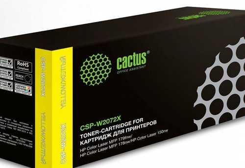 Картридж лазерный Cactus CSP-W2072X 117X желтый (1