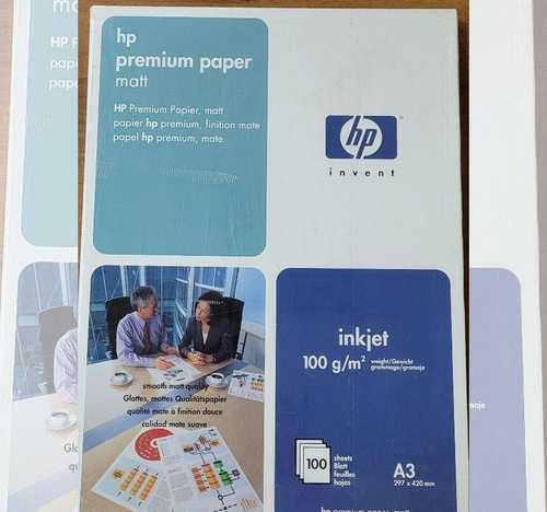 Фотобумага hp premium paper matt