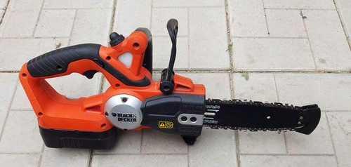 Пила цепная аккумуляторная black & decker GKC1817