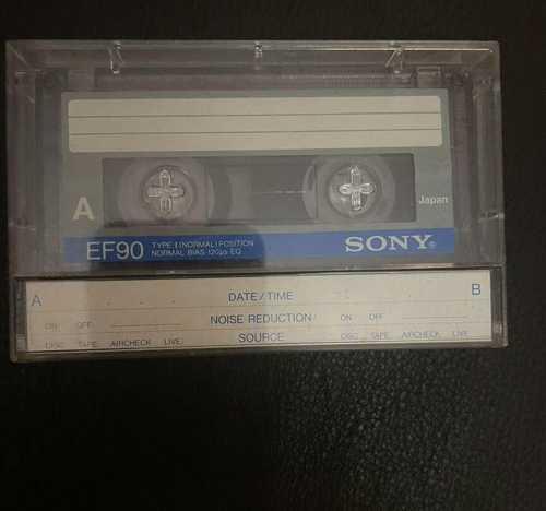 Аудиокассета sony EF90 А