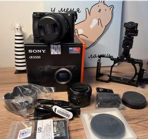 Sony a6500 kit 16-50mm как новый, полный комплект