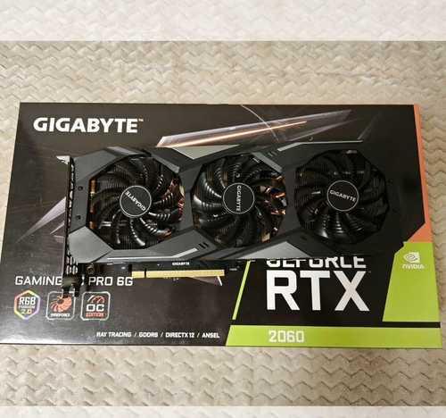 Gigabyte GeForce RTX 2060 gaming OC PRO R2.0