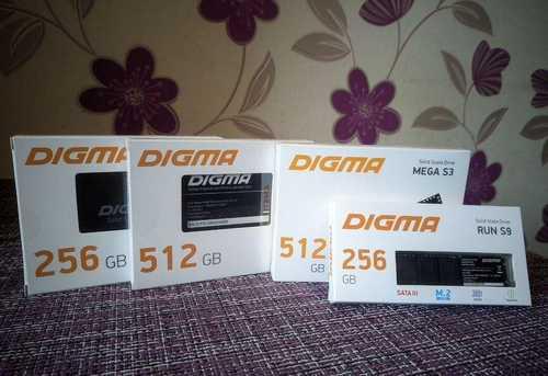 SSD Digma 512GB 256GB 2.5" SATA M2 2280 NVMe PCIe