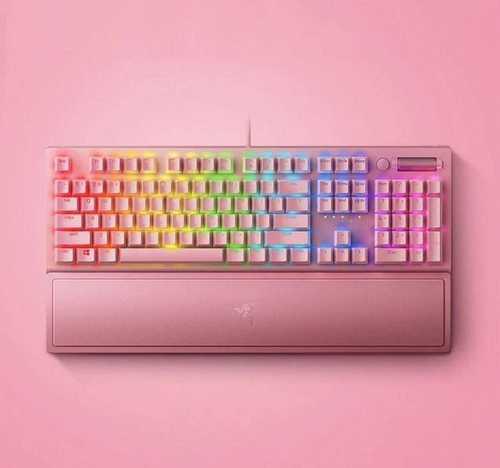 Игровая клавиатура Razer blackwidow v3 quartz pink