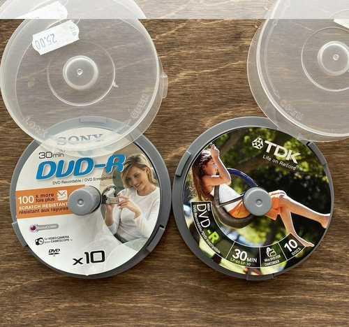 Dvd-r мини диски Sony для видеокамеры