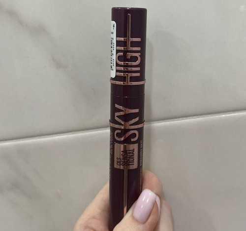 Тушь для ресниц maybelline sky high burgundi