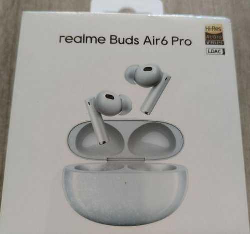 Наушники Realme buds air 6 pro Global новые