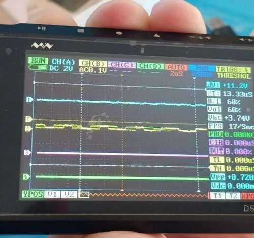 Осциллограф DSO203 Quad 4-канальный 200Мгц DS203