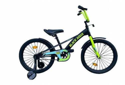 Велосипед детский black aqua Velorun 16" 3447