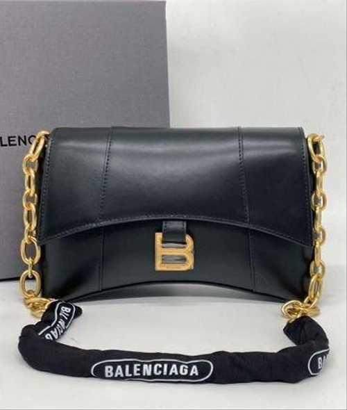 Новая женская сумка Balenciaga Hourglass чёрная