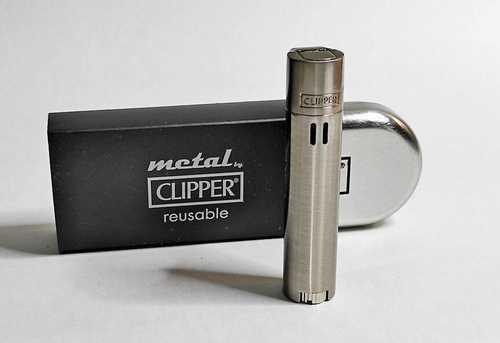 Зажигалка clipper турбо матовая