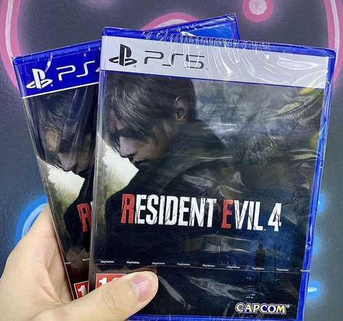 Диск ps4 ps5 Resident Evil 4 remake