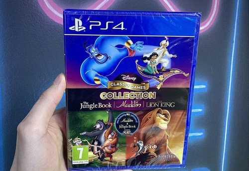 Диск ps4 Disney classic games: Aladdin Lion King