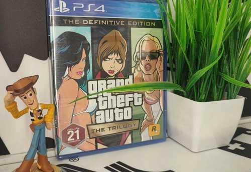 Grand Theft Auto GTA Trilogy DE (PS4) NEW