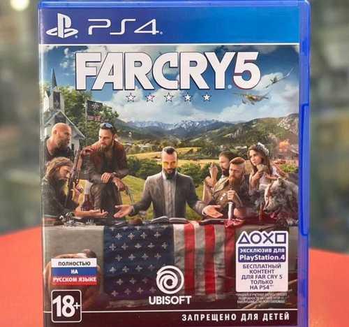 PS4 Far Cry 5 Б/У cusa-05848 (Полностью на русском языке)