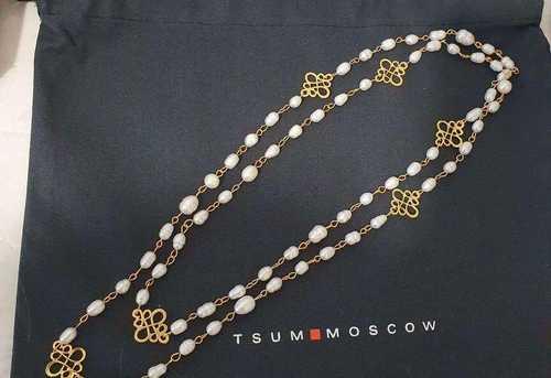 Сотуар ожерелье браслет из нат жемчуга/Италия