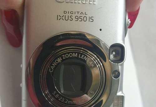 Фотоаппарат Canon ixus 950 почти новый для ретро