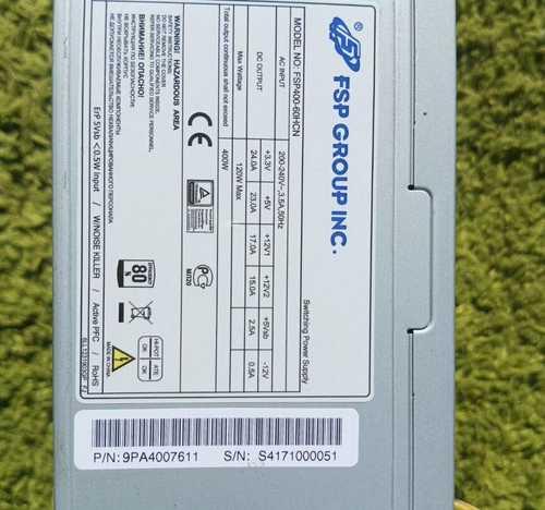 Блок питания 400w FSP400-60HCN
