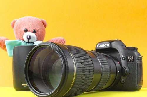 Фотоаппарат Canon 7D kit Tamron 70-200 f2.8