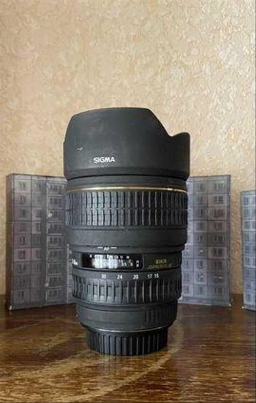 Объектив Sigma 15-30 f/3.5-4.5 для Canon EF и EFs