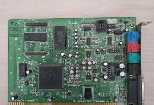 Звуковая карта Sound Blaster AWE64 CT4520 ISA