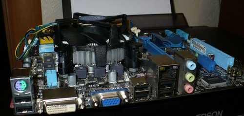 Комплект s1155 MB+CPU+RAM+Cooler 4 ядра 8 потоков