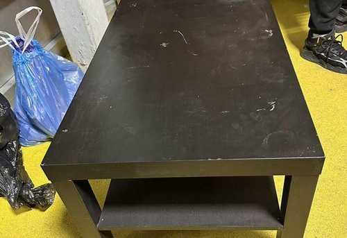 Стол из IKEA черный