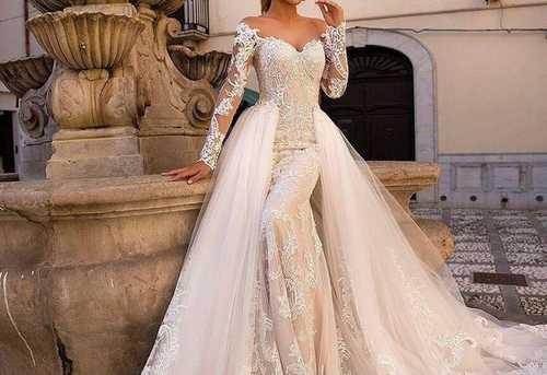 Свадебное платье 46 48 новое