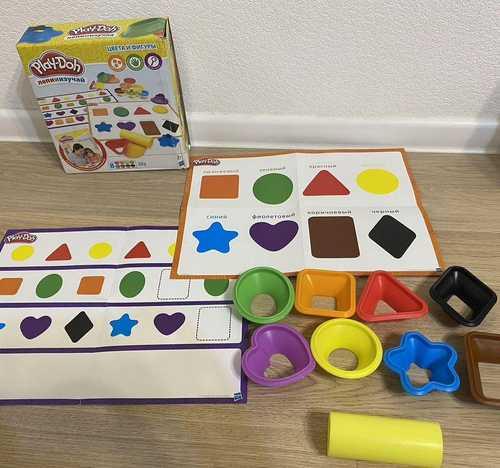 Play Doh цвета и фигуры