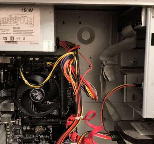 Компьютер системный блок G3900   4 GB озу   160 Hd