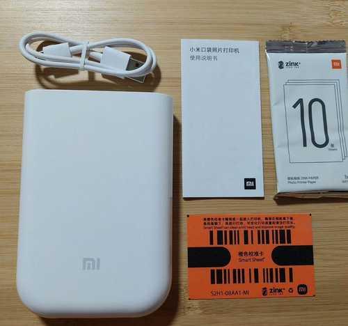 Портативный фотопринтер xiaomi (мини принтер)