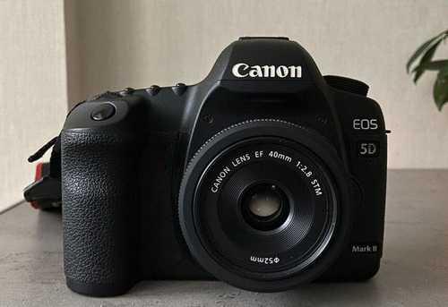 Зеркальный фотоаппарат canon 5d mark2 65800 пробег