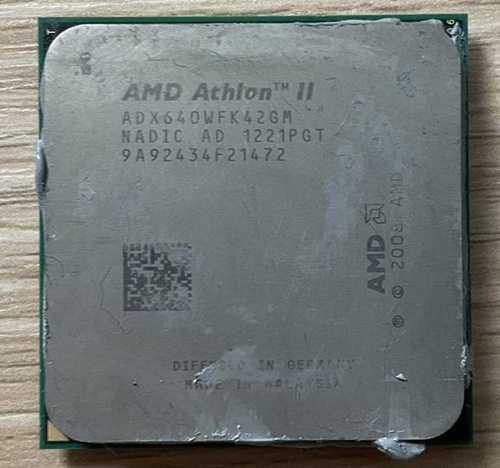 Процессор amd Athlon II X4 640